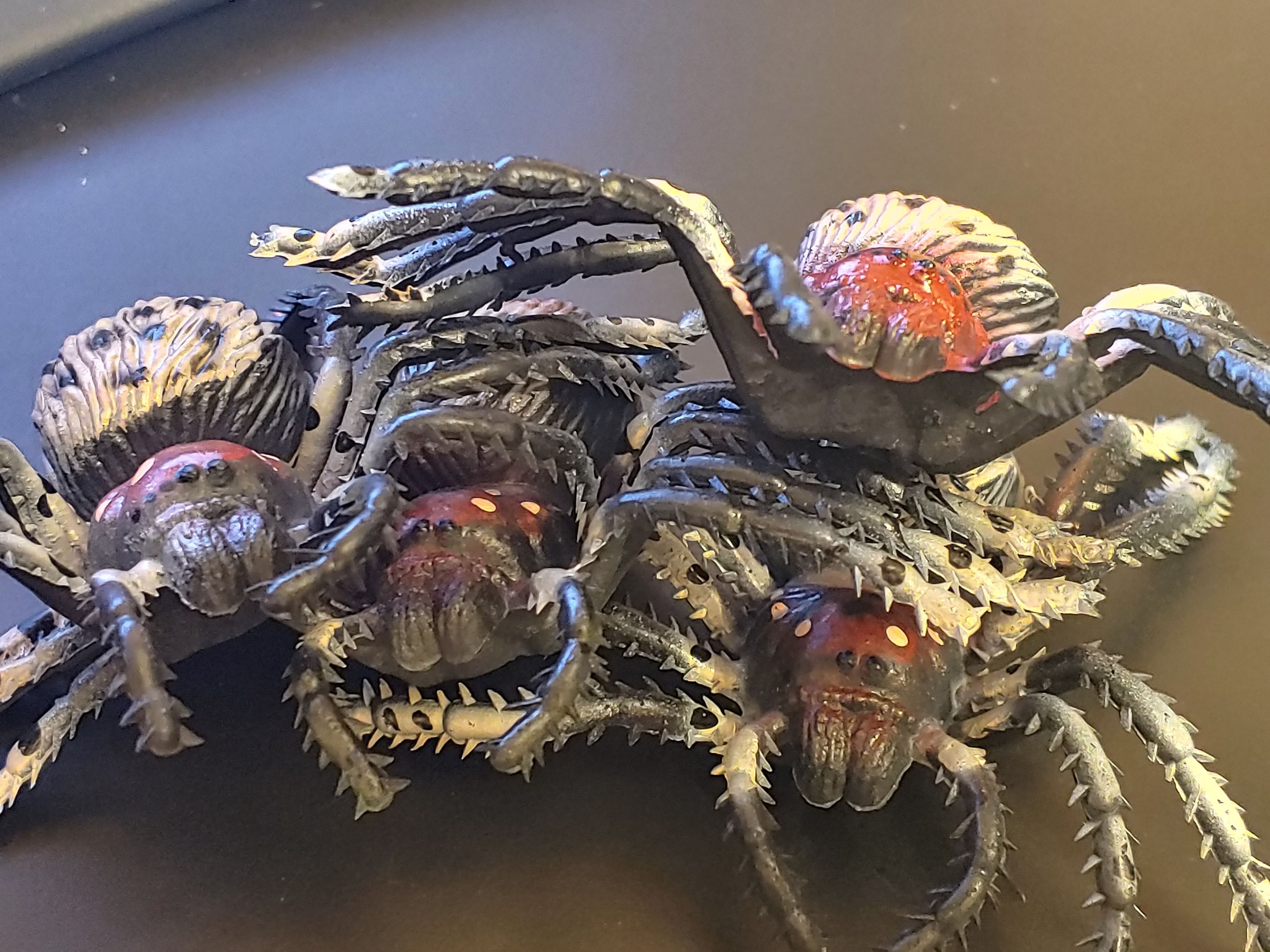 Vintage 1980-1990'S K & M Int'l 4-rubber Spiders Toys Tarantulas ...