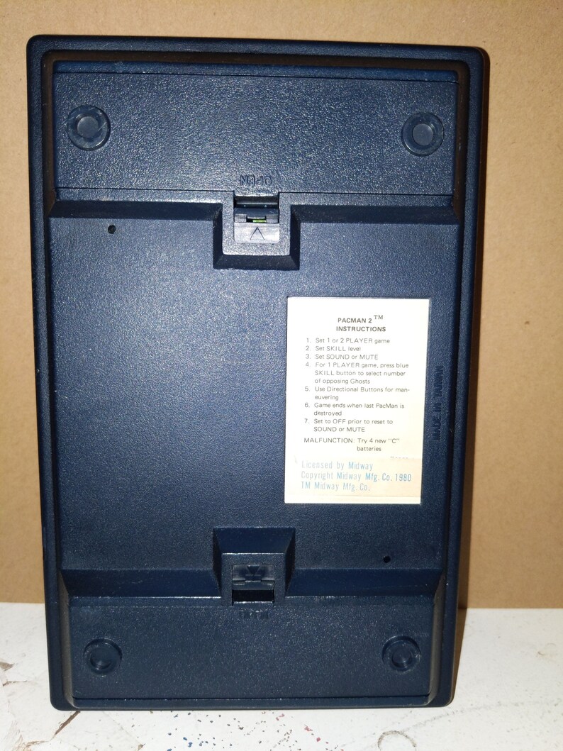 1980 Retro Pac-man 2 Hand Held Table Top Arcade Game Entex Electronics ...