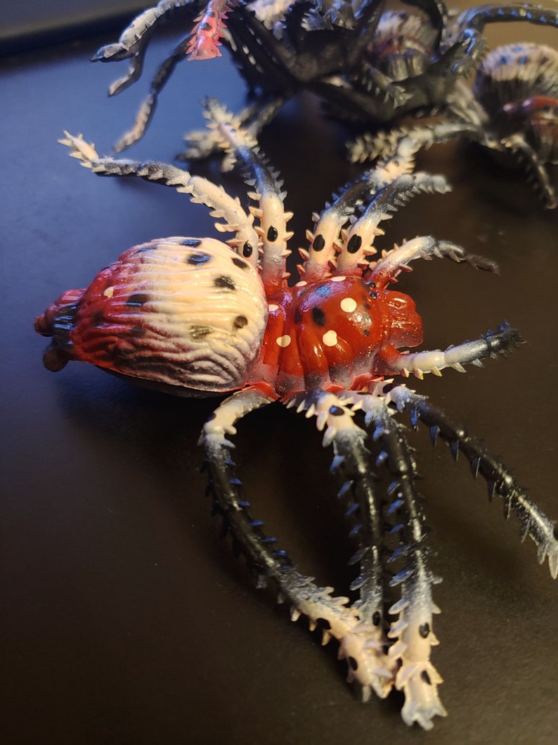 Vintage 1980-1990'S K & M Int'l 4-rubber Spiders Toys Tarantulas ...