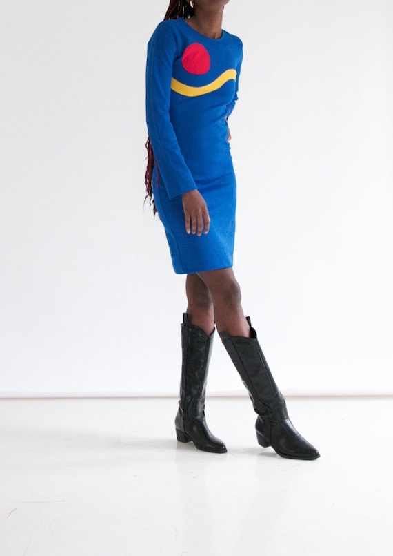 Mod 70s vtg dress - Gem