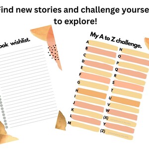 Printable Reading Tracker both US Letter and A5 - Etsy