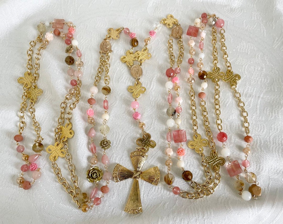 Pink and Gold Romantic Wedding Lasso / Lazo De Boda Rosa - Etsy