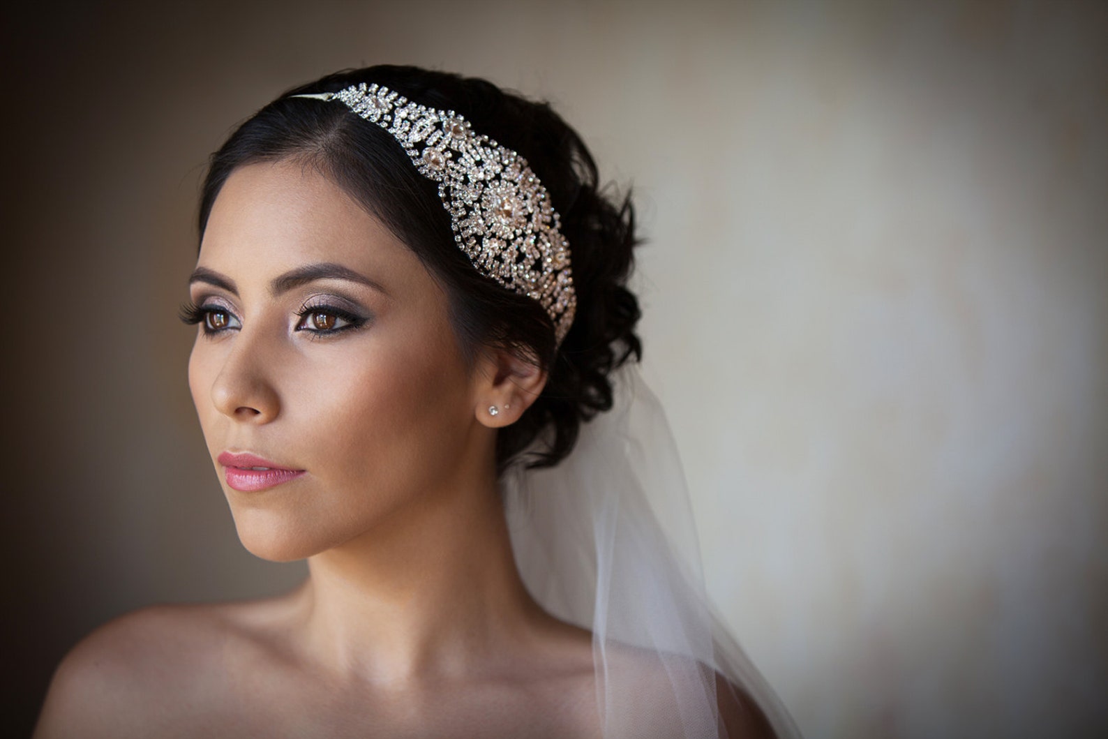 Bridal Headpiece/ Wedding Hair Accessories / Shiny Bridal Accessories ...
