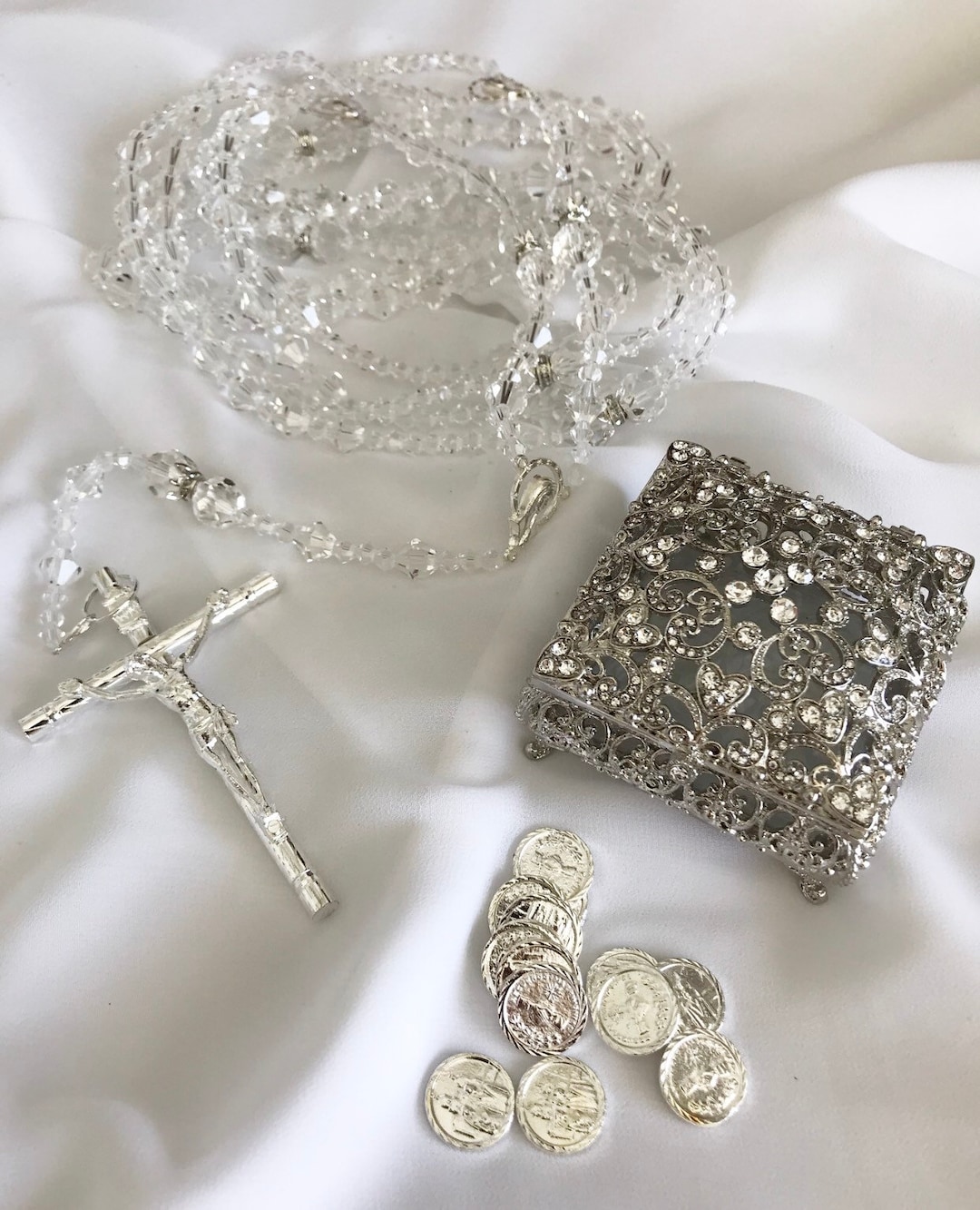 Wedding Lasso With Arras / Wedding Lazo / Crystal Clear Traditional ...