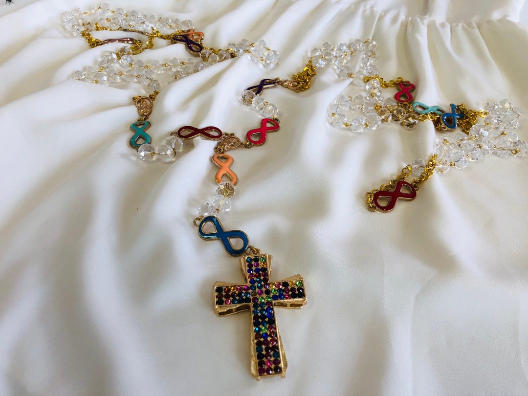 Colorful Golden Wedding Lasso With Crystals – Lazo De Boda Colorido Con ...