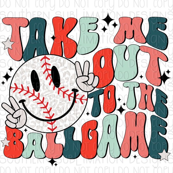 Take Me Out to the Ballgame Svg - Etsy