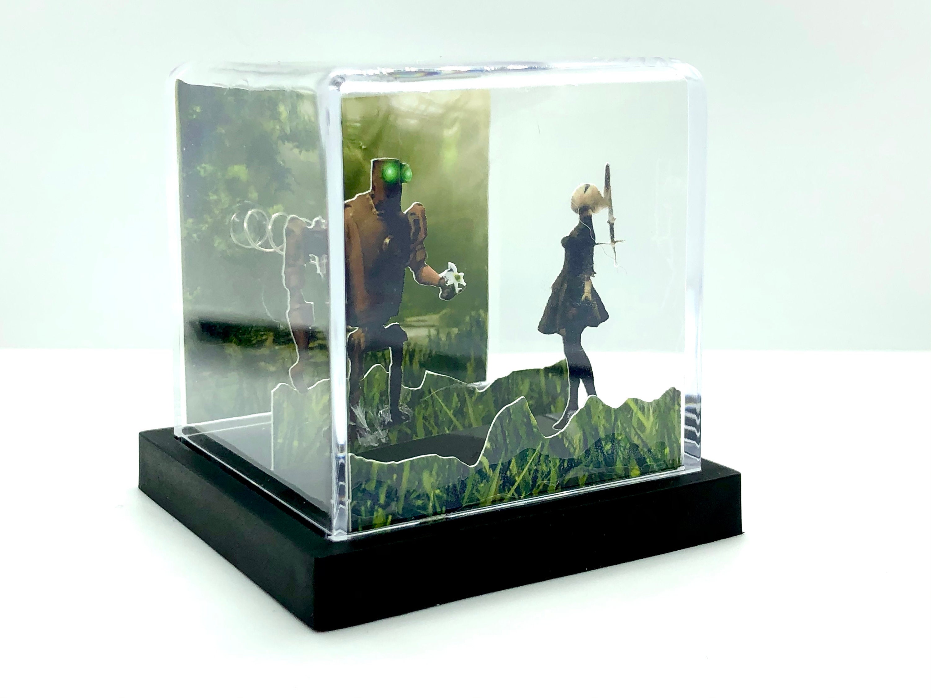 Nier Automata: 2B and Pascal Diorama - Etsy Australia