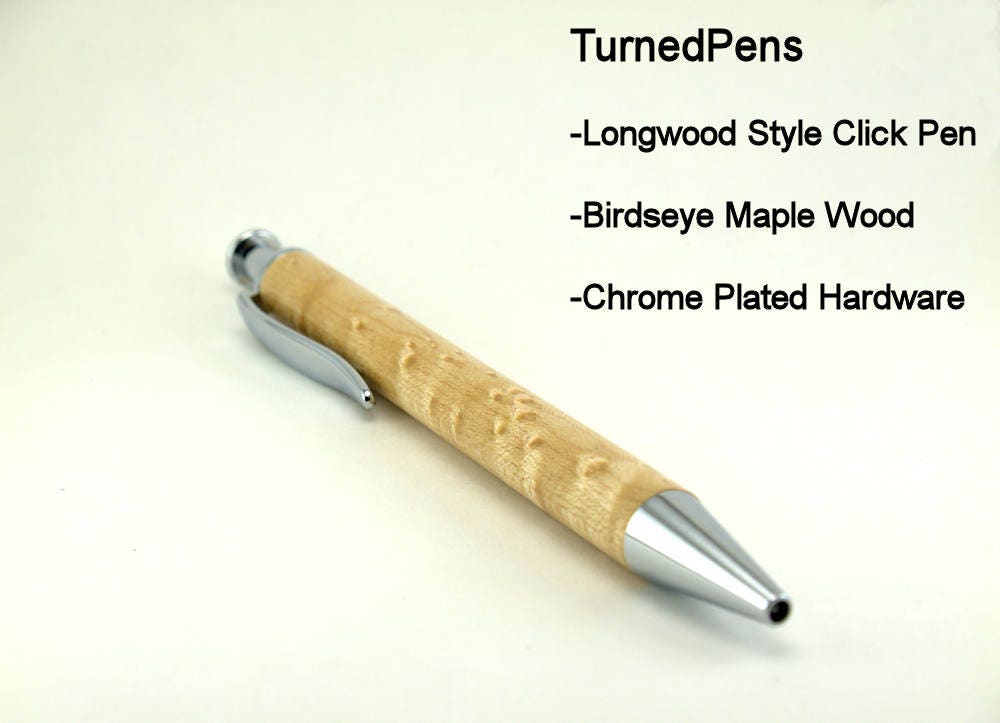 Longwood Style Click Pen With Chrome Plated Hardware and Made With ...