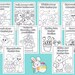 Printable Easter Coloring Pages Instant Digital PDF Download 20 Cute ...