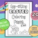 Printable Easter Coloring Pages - Instant Digital PDF Download - 20 ...