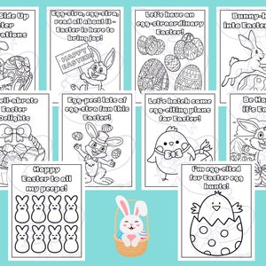 Printable Easter Coloring Pages - Instant Digital PDF Download - 20 ...