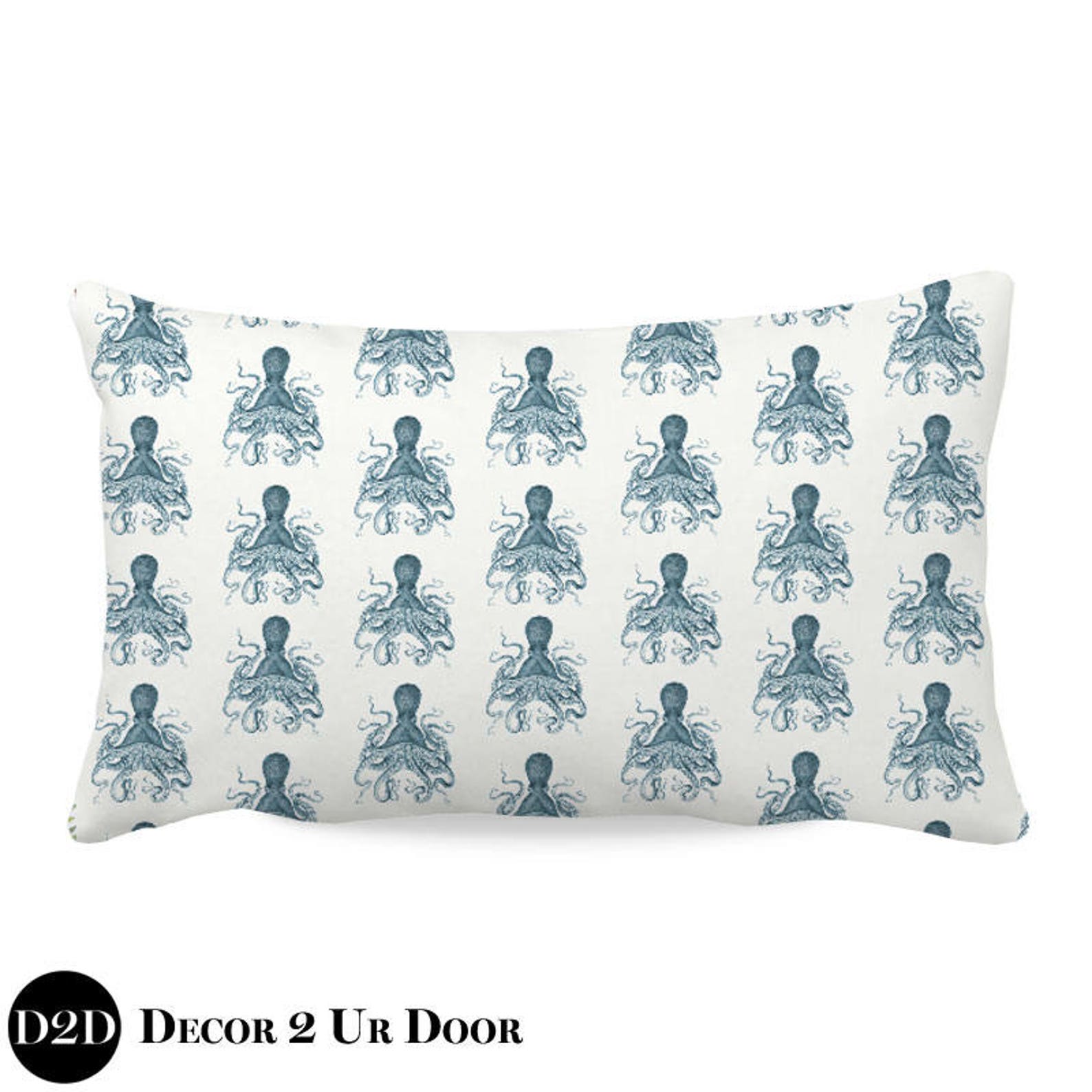 Octopus Nursery Throw Pillow Cover Octopus Throw Pillow - Etsy