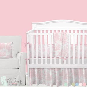 Shabby Chic Pink Toilesherpa Baby Blanket Toile Baby Girl - Etsy