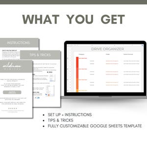 Digital File Organizer Template || Naming Convention, Color Coding, Organization Framework ...