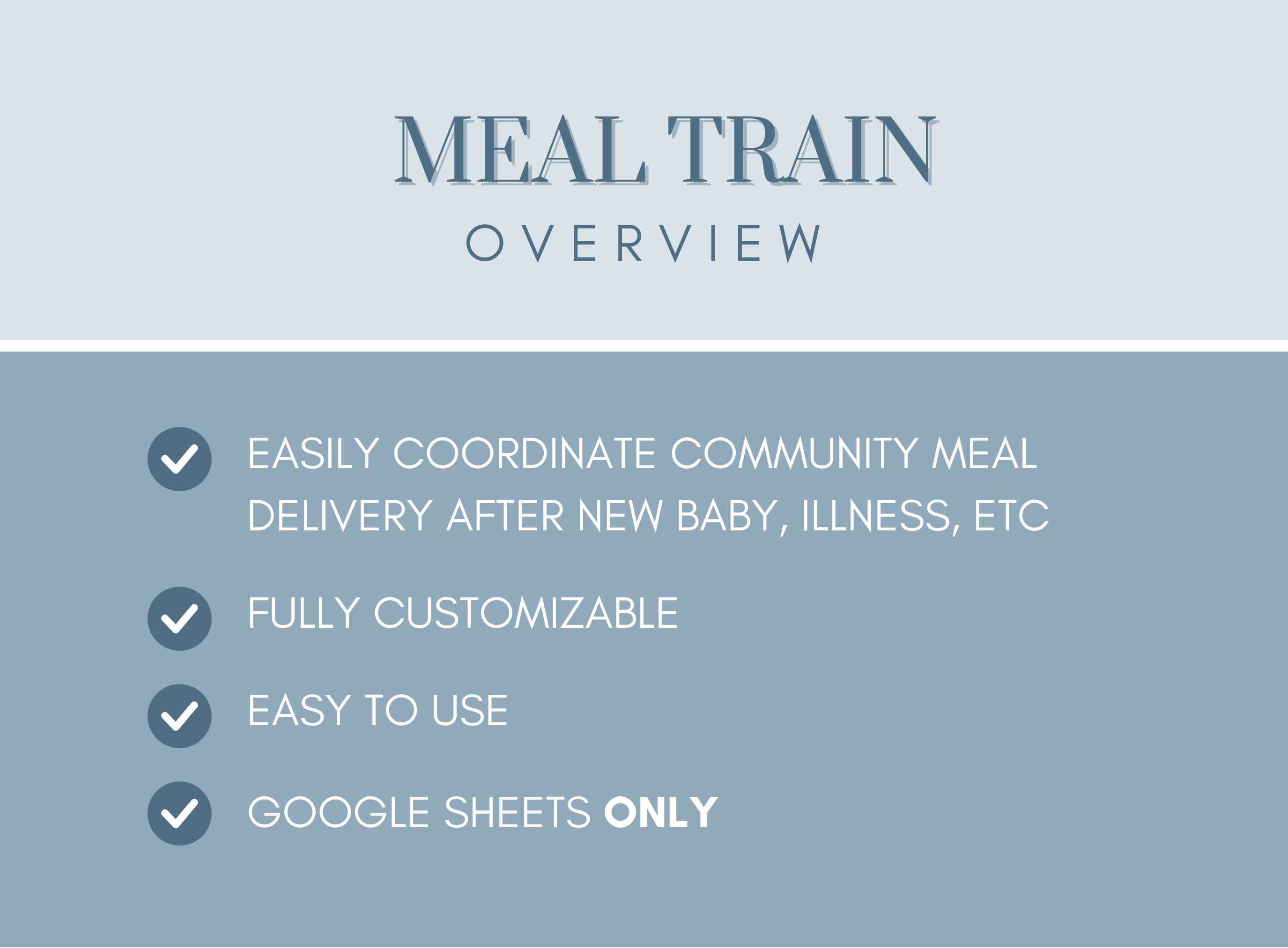 Meal Train Sign up Food Organizer, Potluck, New Baby, Illness, Meal ...