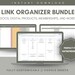 Link Organizer Template || Etsy Digital Product Organizer, Course ...