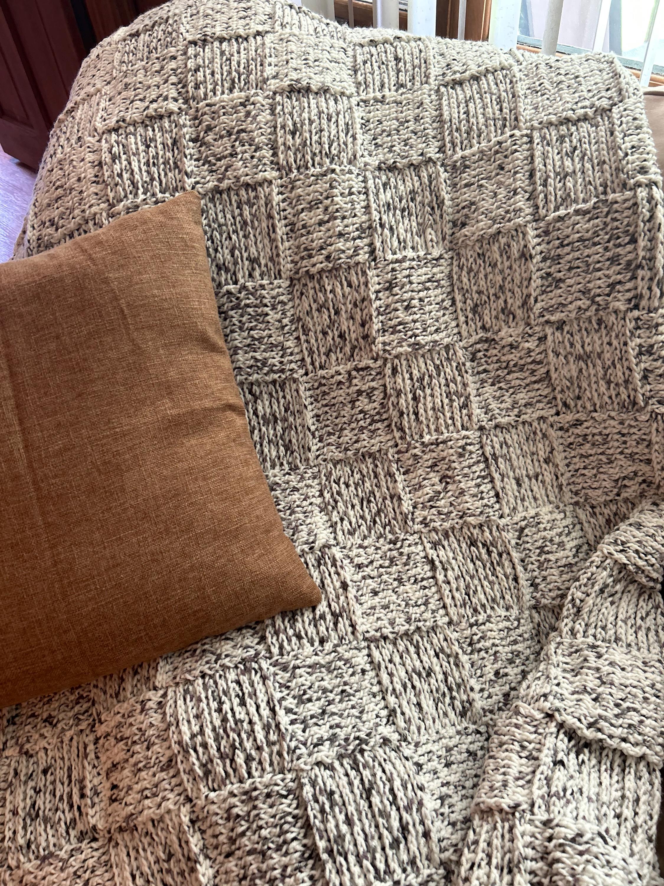 Basket Weave- Crochet Afghan - Bedding - Crochet Afghan - Crochet ...
