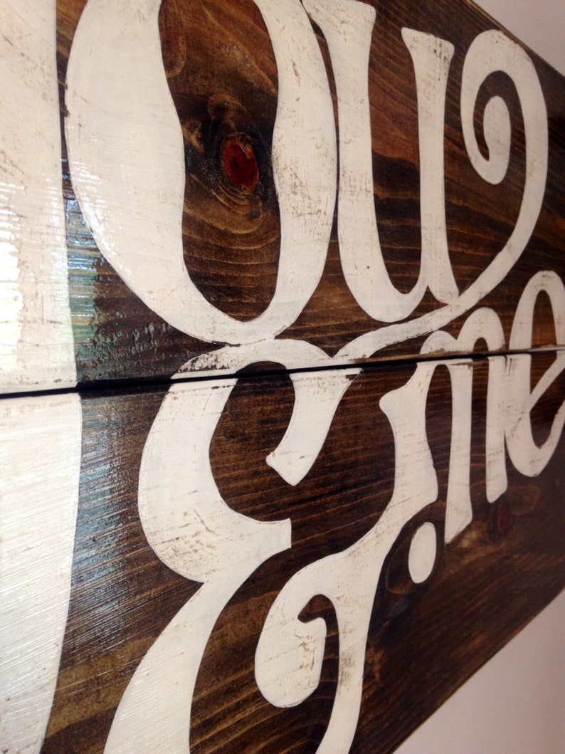 Rustic Wood Anniversary/wedding Sign you and Me - Etsy
