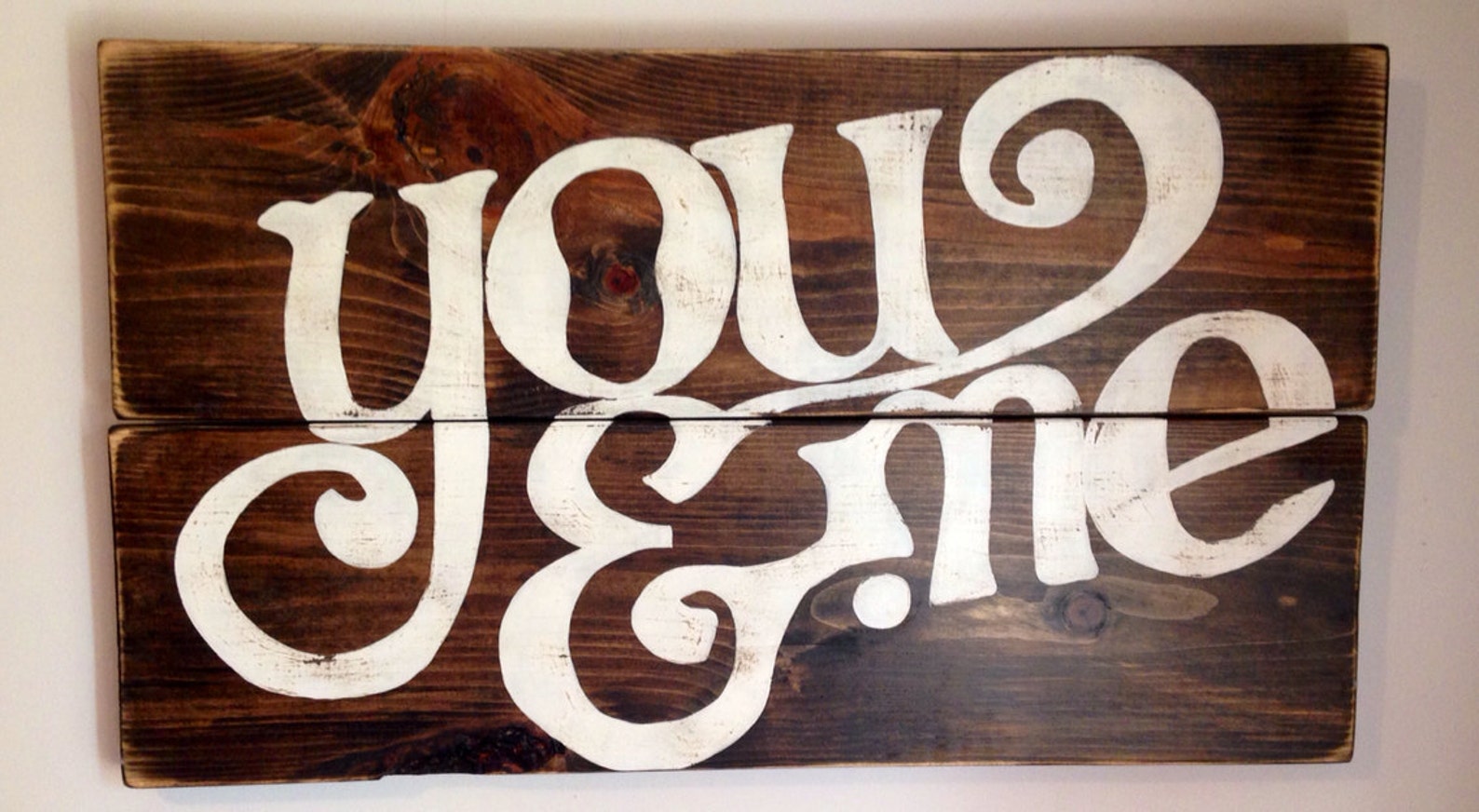 Rustic Wood Anniversary/wedding Sign you and Me - Etsy