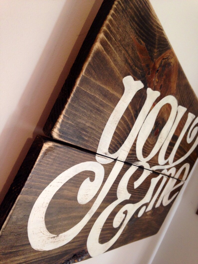 Rustic Wood Anniversary/wedding Sign you and Me - Etsy