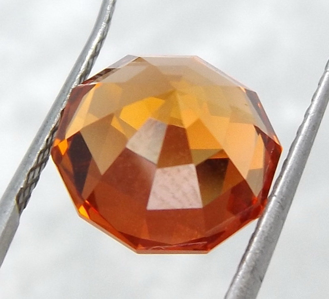 Excellent Orange Sapphire Decagon Cut 10x10mm. Loose Gemstones - Etsy