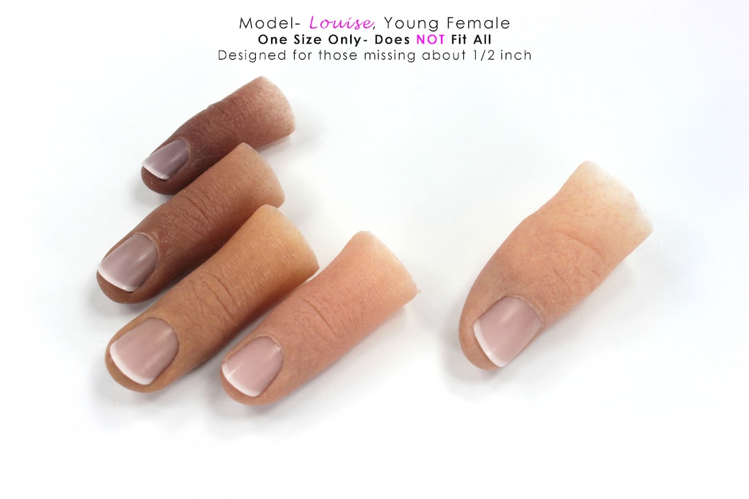 Female LOUISE Model- Basic SHORT Length Fingertip Extension in Soft ...