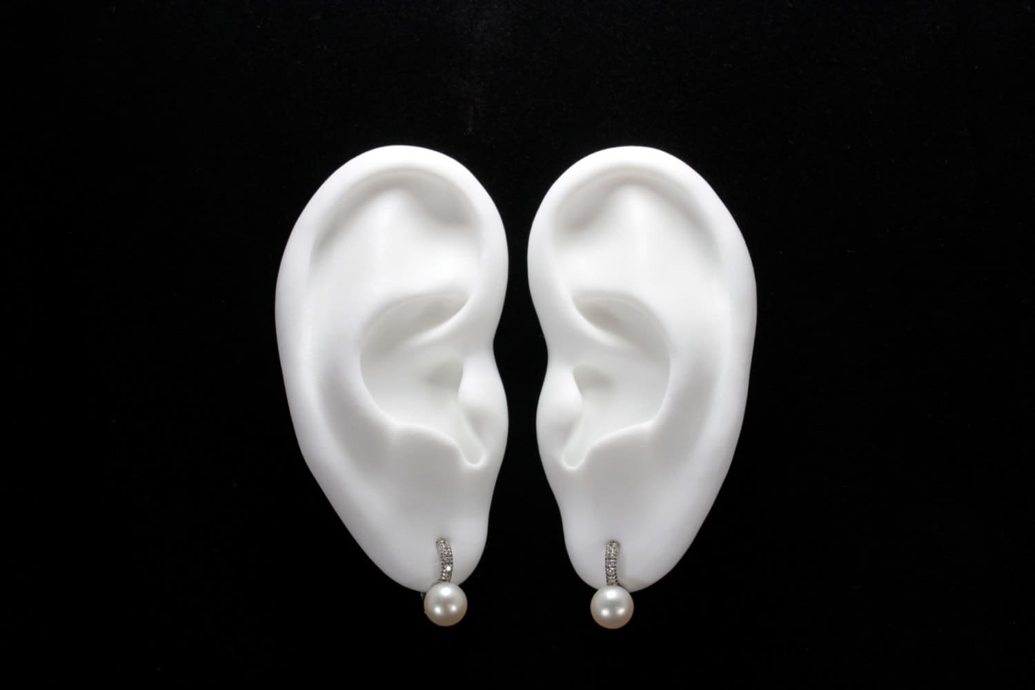 Wall Mounted Earring Display Pair of Flexible Silicone Rubber Ears - Etsy