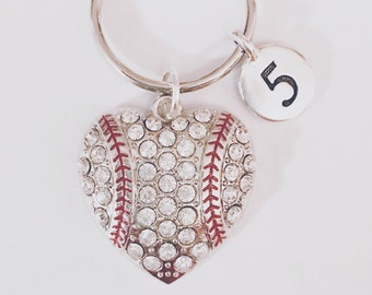 BASEBALL KEYCHAIN. Personalized Keychain. Baseball Bat. - Etsy