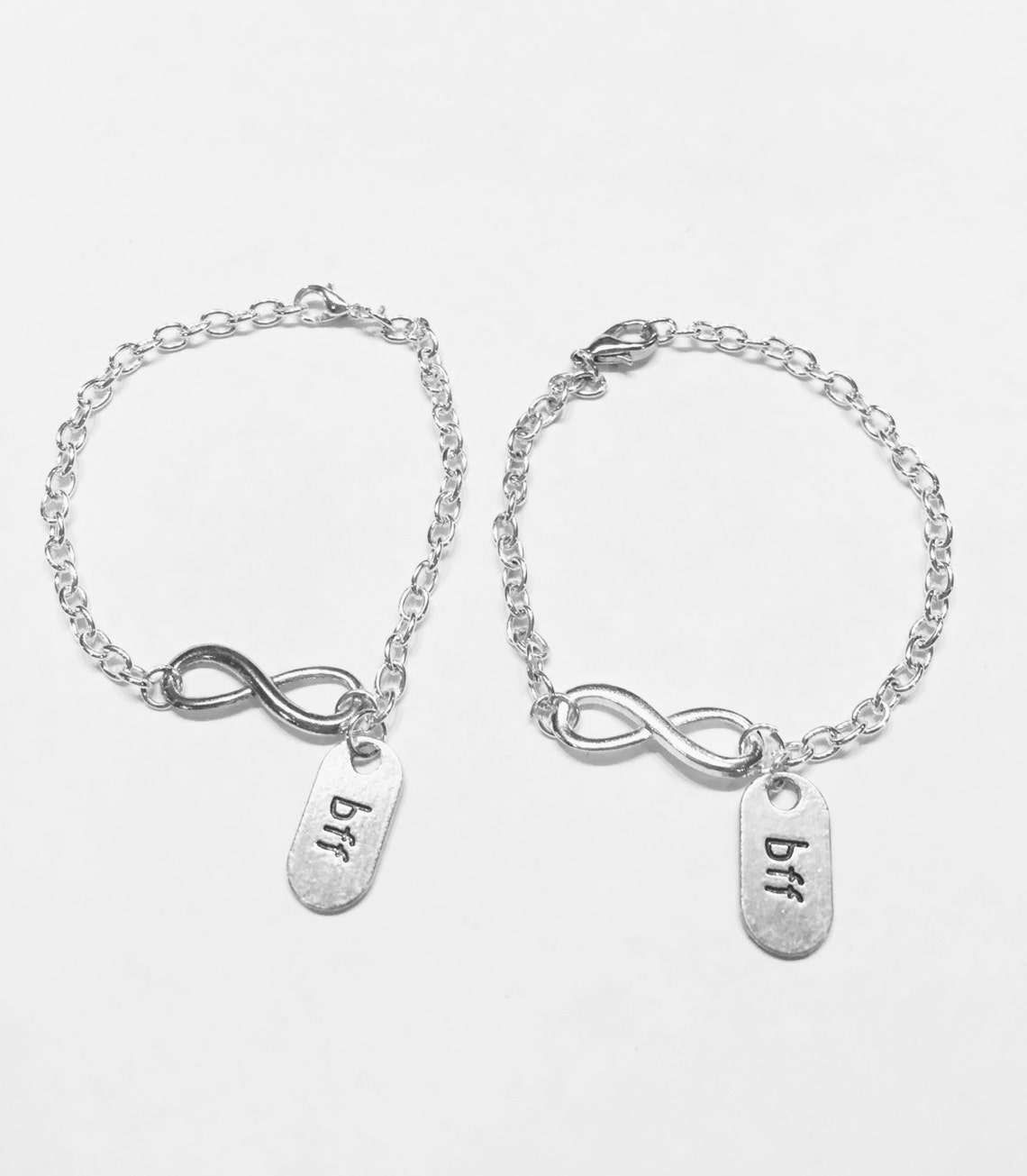 Best Friend Gift Best Friend Bracelet Set Forever BFF 2 - Etsy