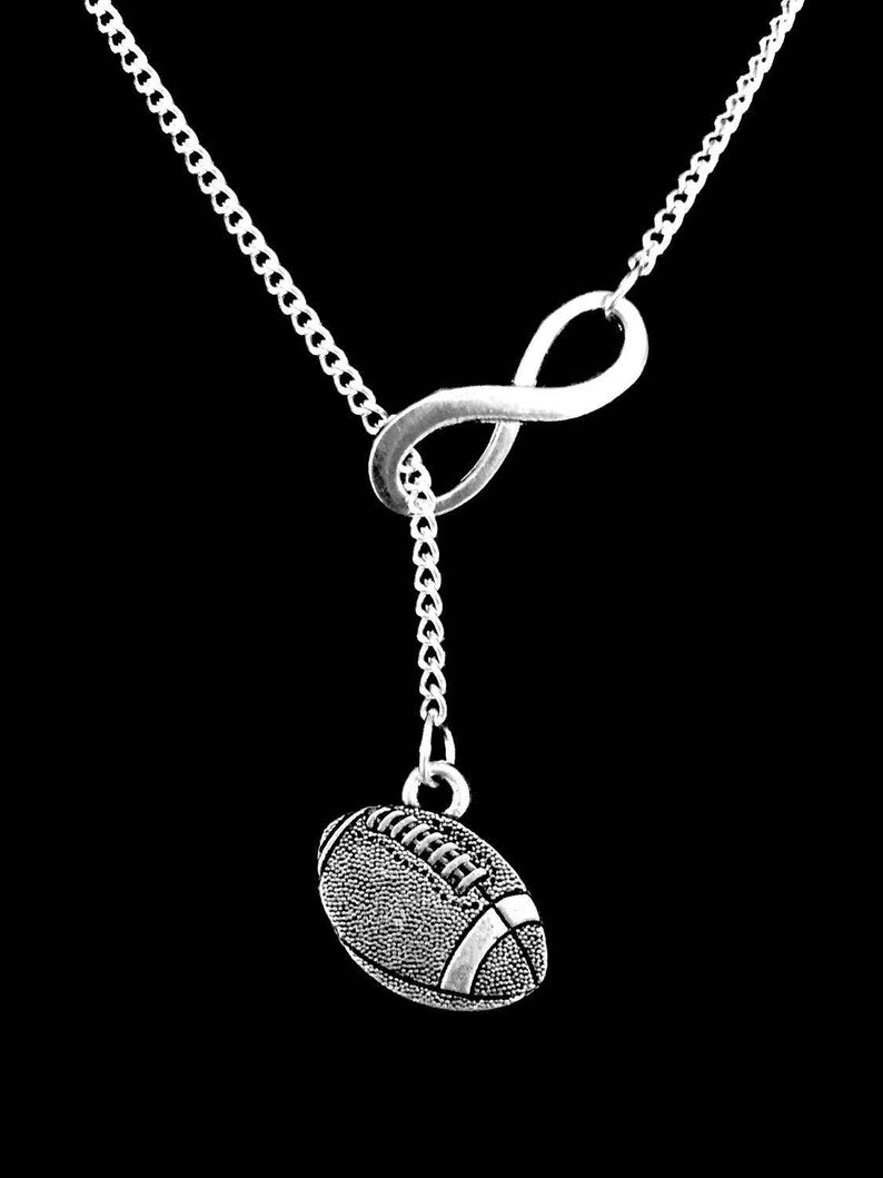 Football Necklace Football Jewelry Sports Mom Necklace - Etsy