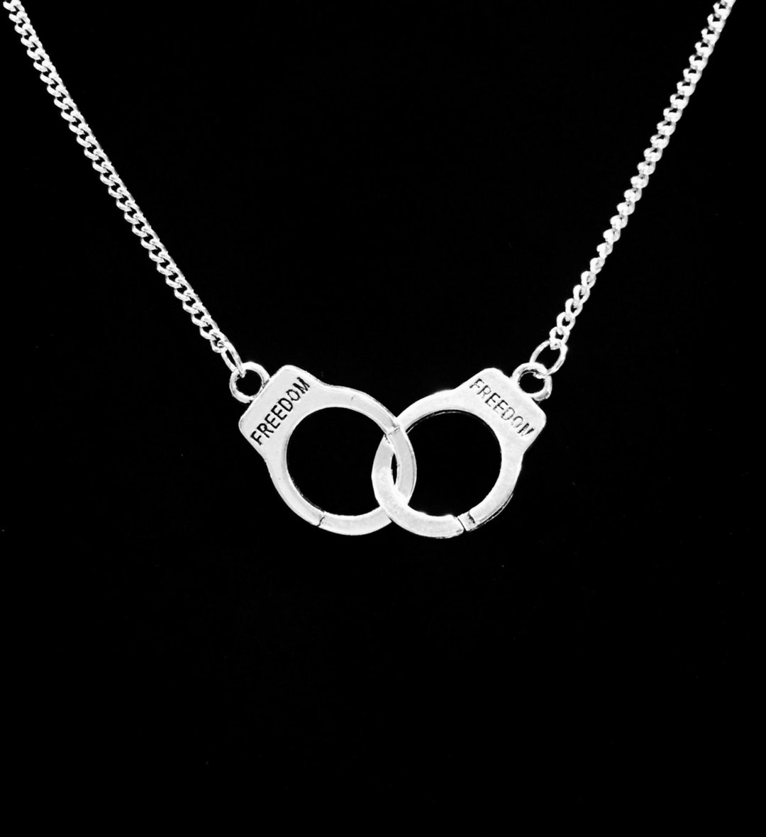 Handcuff Necklace, Handcuff Jewelry, Police Jewelry, Friends Partners ...