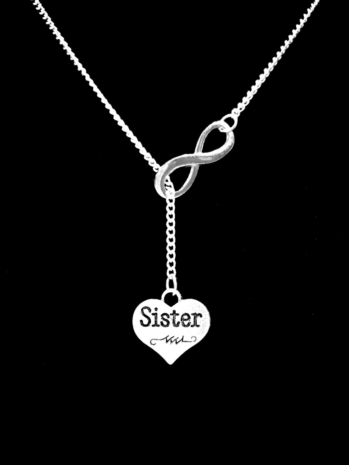 Sister Gift, Sister Necklace, Infinity Sister Forever Gift for Sisters ...