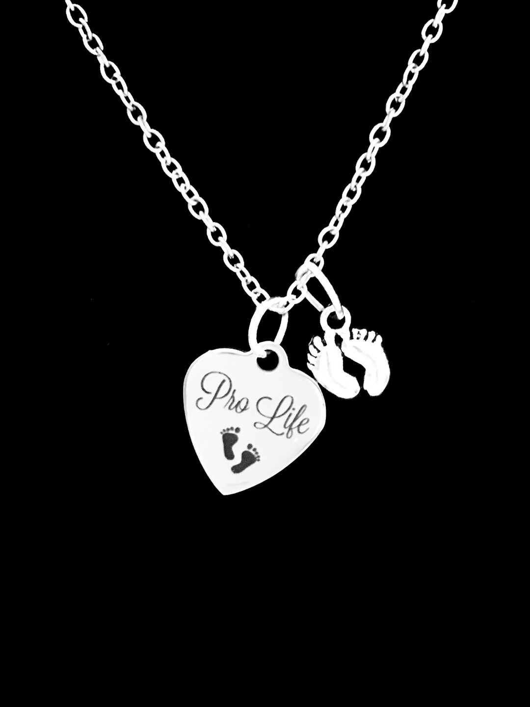 Pro Life Necklace, Pro Life Jewelry, Inspirational Necklace, Choose ...