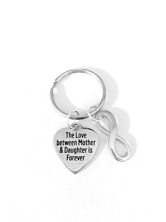 Mother Daughter Keychain The Love Between Mother And Daughter | Etsy
