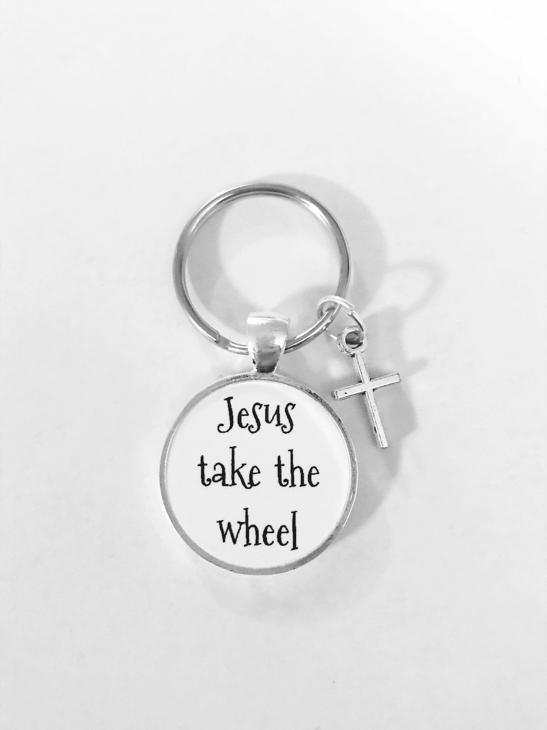 Christian Keychain, Jesus Take the Wheel Keychain, Inspirational ...