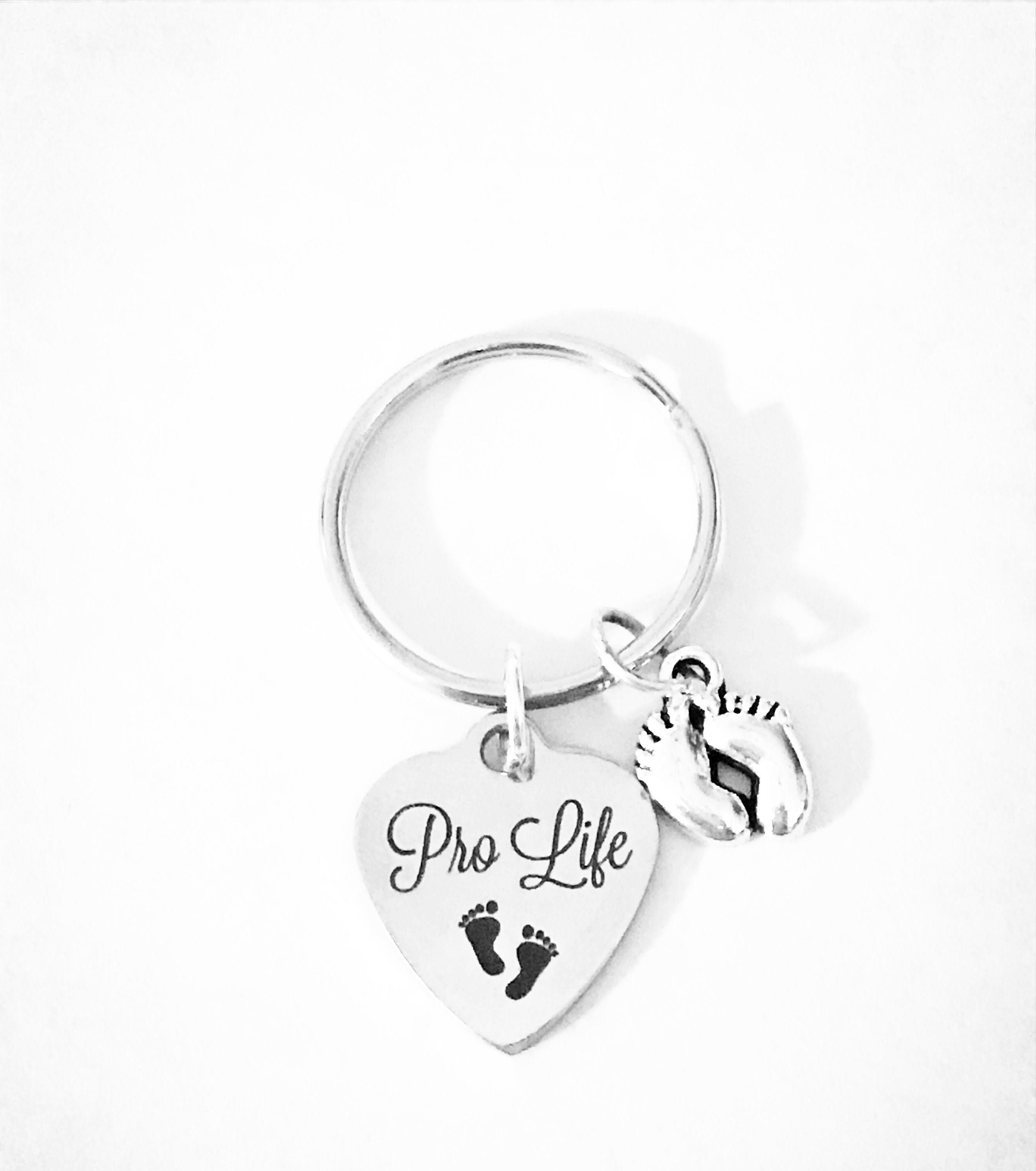 Pro Life Keychain Choose Life Adoption Keycain | Etsy