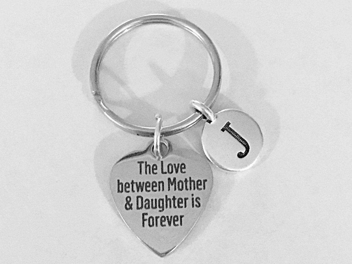 Mother Daughter Keychain The Love Between Mother And Daughter | Etsy