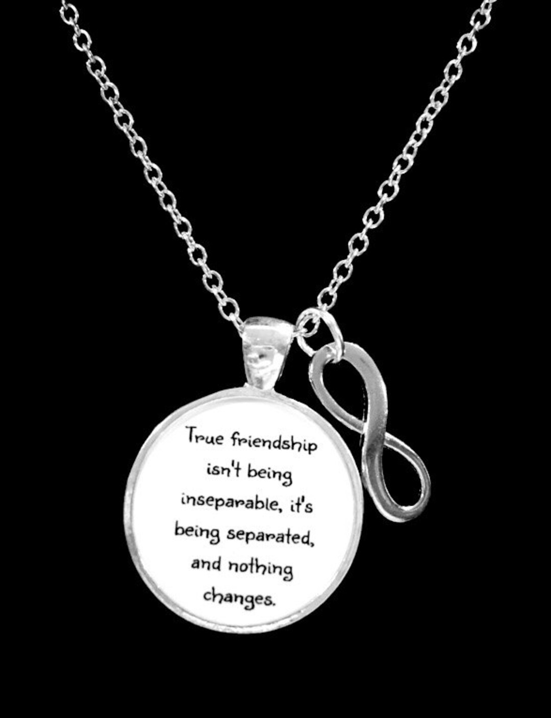 Best Friend Gift, Best Friend Necklace, Best Friend Jewelry, Infinity ...