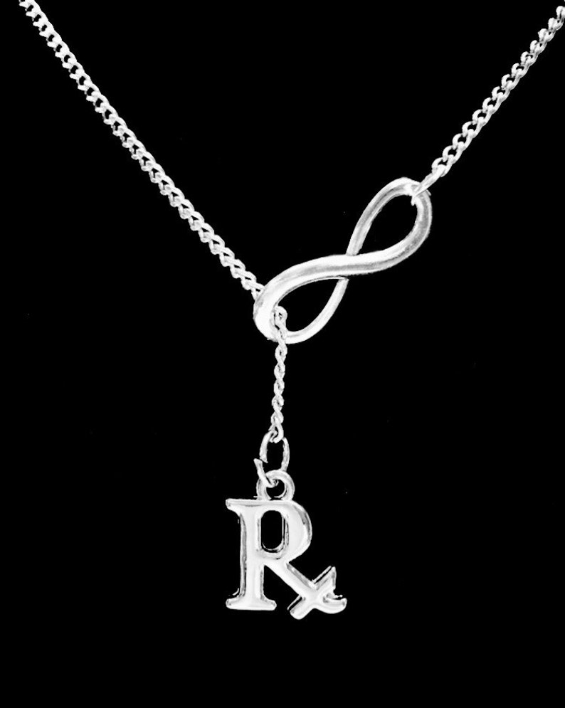 Infinity RX Pharmacist Gift Necklace Medical Prescription - Etsy