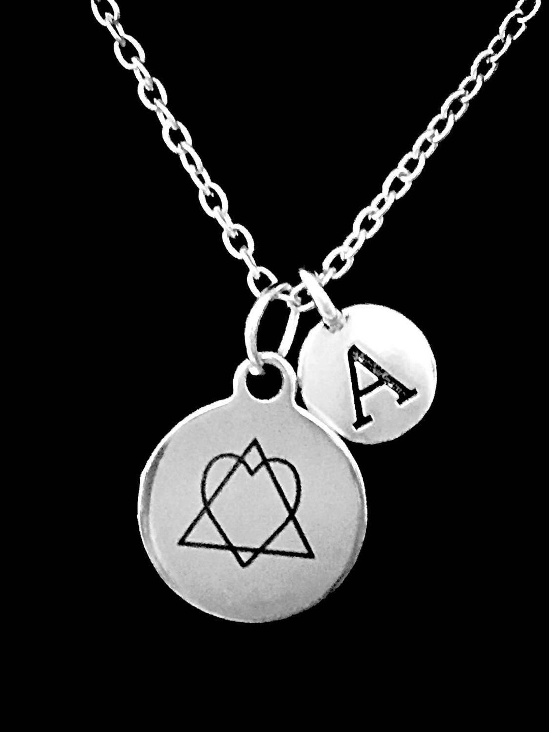 Adoption Gift, Adoption Necklace, Pro Life Jewelry, Initial Necklace ...