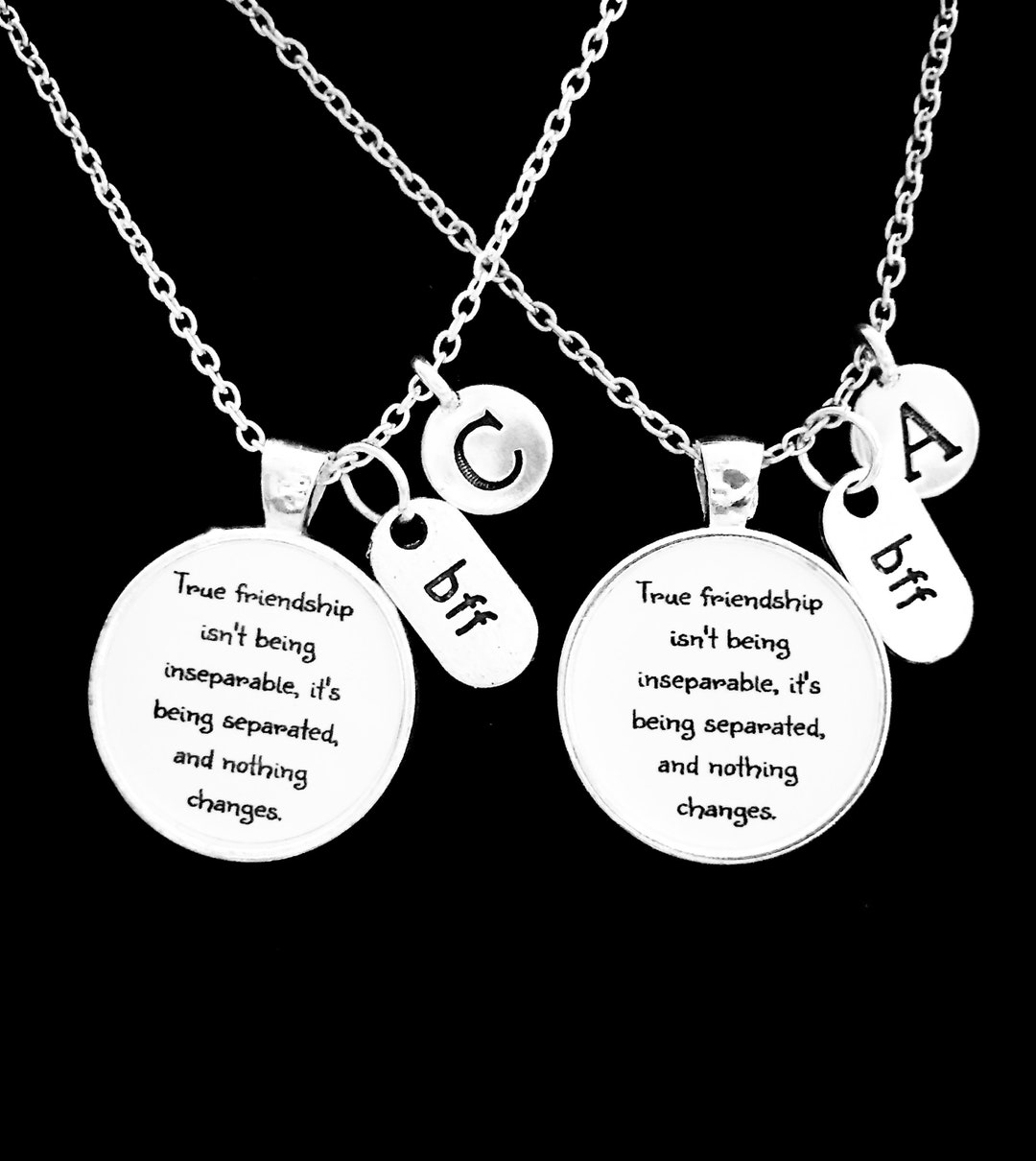 Best Friend Gift, Best Friend Necklace Set, True Friendship Necklace ...