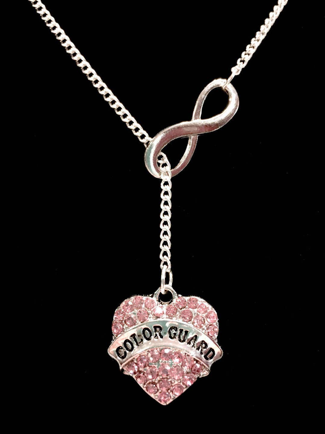 Pink Color Guard Necklace Color Guard Jewelry Flags Marching - Etsy