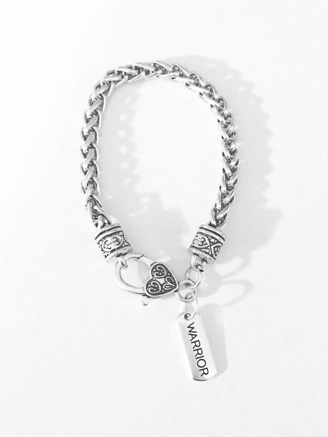 Warrior Charm Bracelet, Warrior Jewelry, Inspirational Charm Bracelet ...