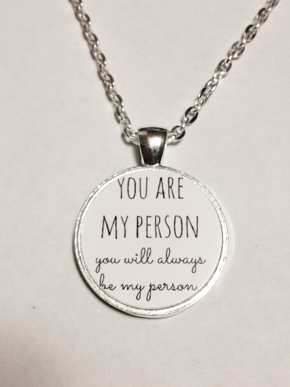 You will always be my person necklace store