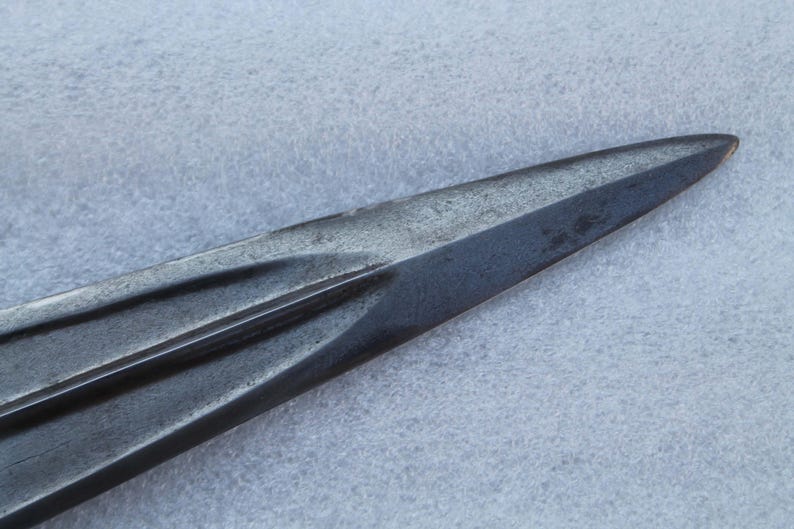 Vintage Wootz Steel Katar Tiger Knife Rajput Maratha Style Gold Inlaid ...