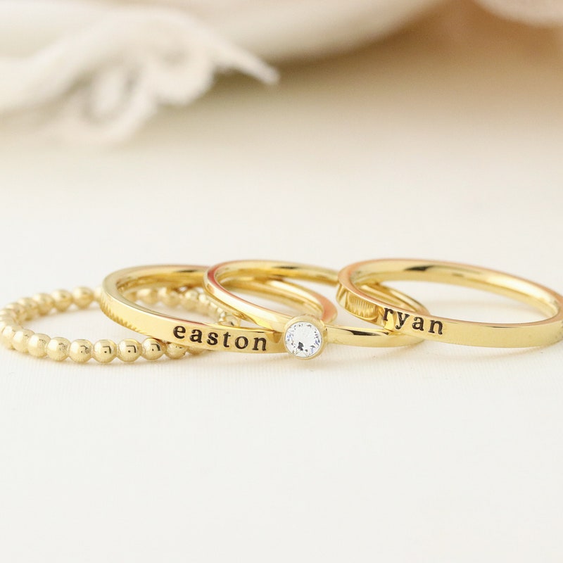 Personalized Rings - Etsy