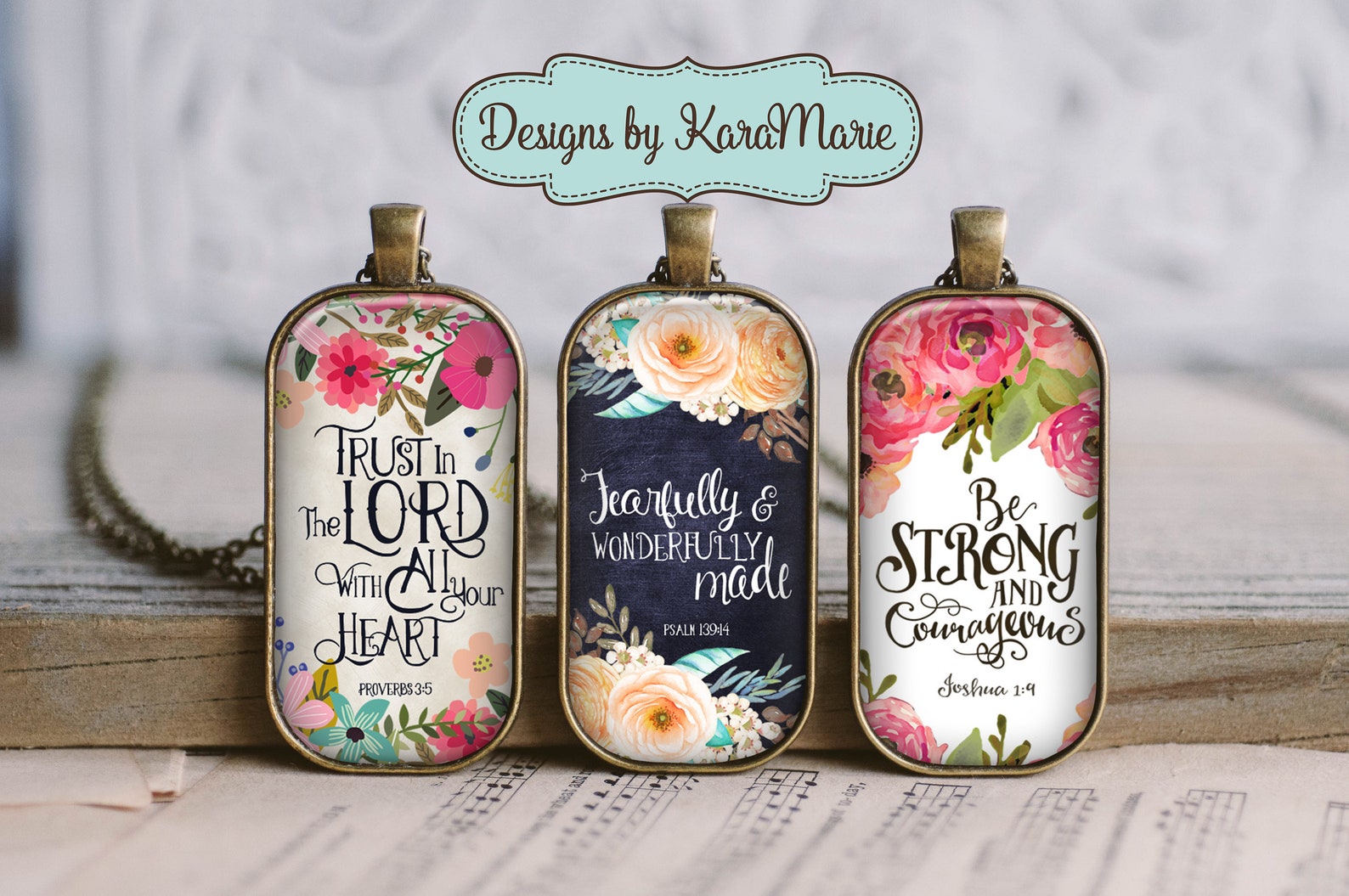 Bible Verse Necklace Scripture Jewelry Scripture Jewelry - Etsy