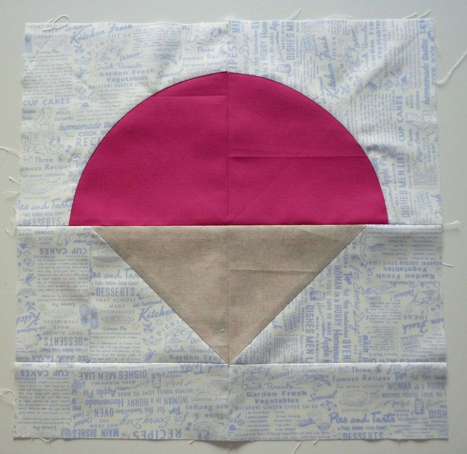 Anyone for Ice-cream Quilt Pattern by Nellie's Niceties - Etsy