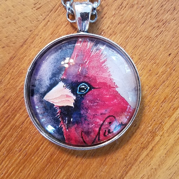 Crystal Cardinal Necklace - Etsy