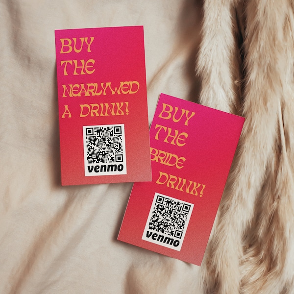 Pink Venmo Card - Etsy